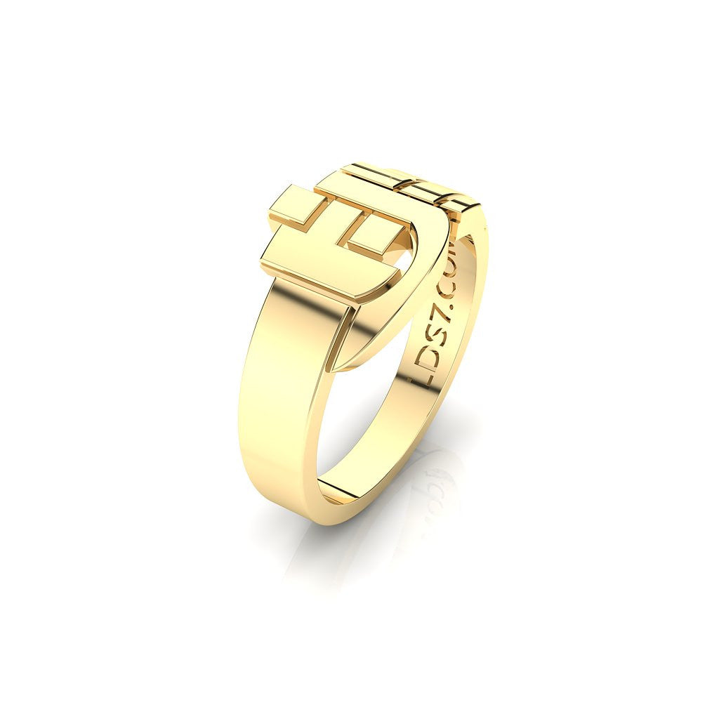HLJ Puzzle Ring. Rompacabeza, 14K #883 | Celestial Ringdom